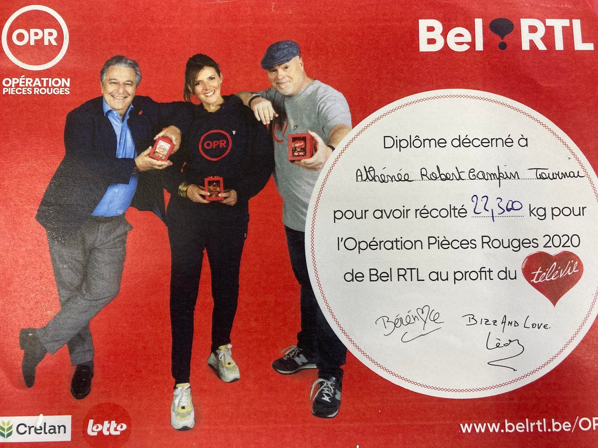 Opération Pièces Rouges | Athénée Royal Robert Campin