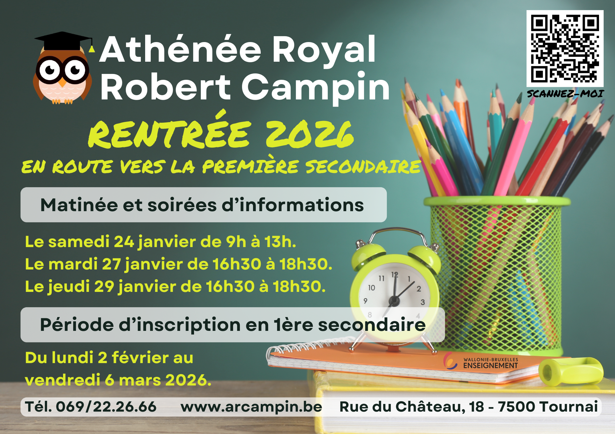Athénée Royal Robert Campin | Portail de la section secondaire